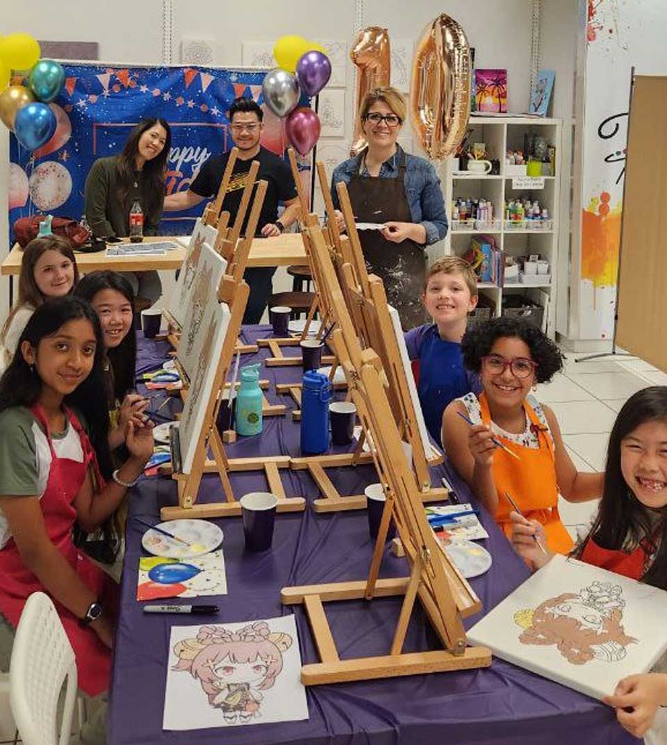 Art Parties - Paletteart:Art studio in Burnaby, Canada